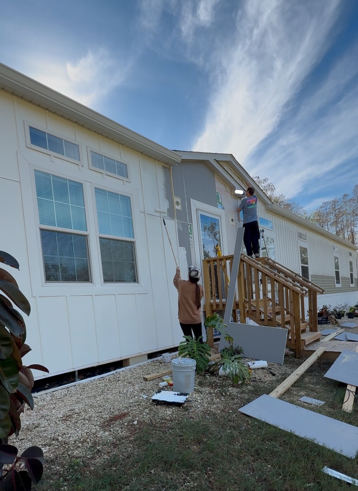 Manufactured Home Board and Batten Siding – Emelia Simoneau